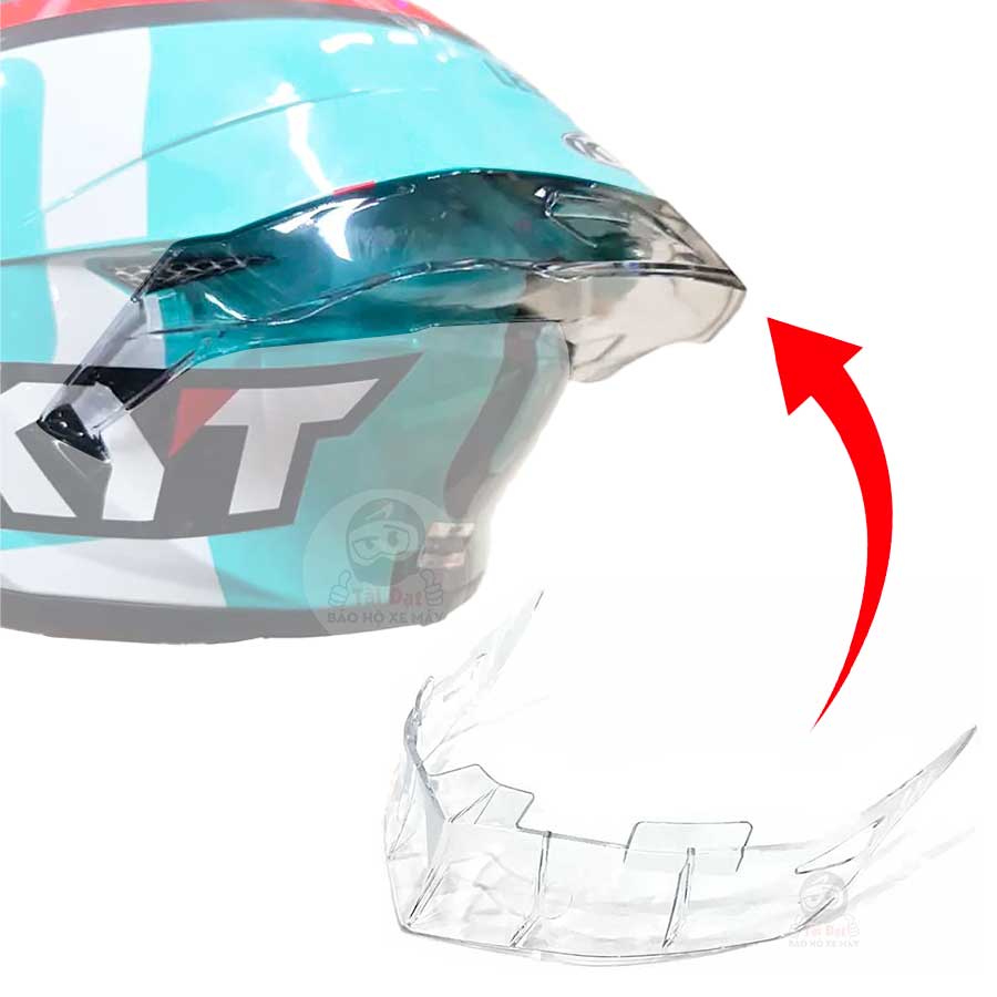 Đuôi gió nón KYT TT Course - Cánh gió gắn mũ fullface KYT TTCourse ...