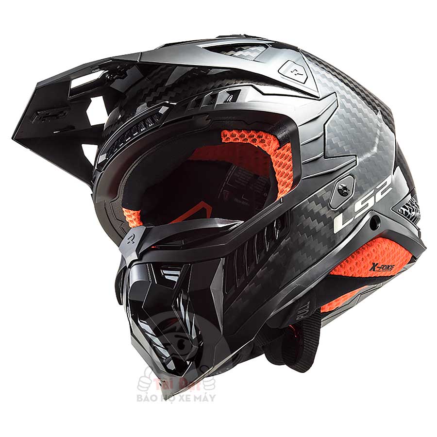 LS2 MX703 Carbon gloss X-force Helmet – Nón Tài Đạt