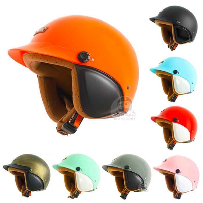 Bulldog Corgi Classic Helmet | Openface Helmets – Nón Tài Đạt