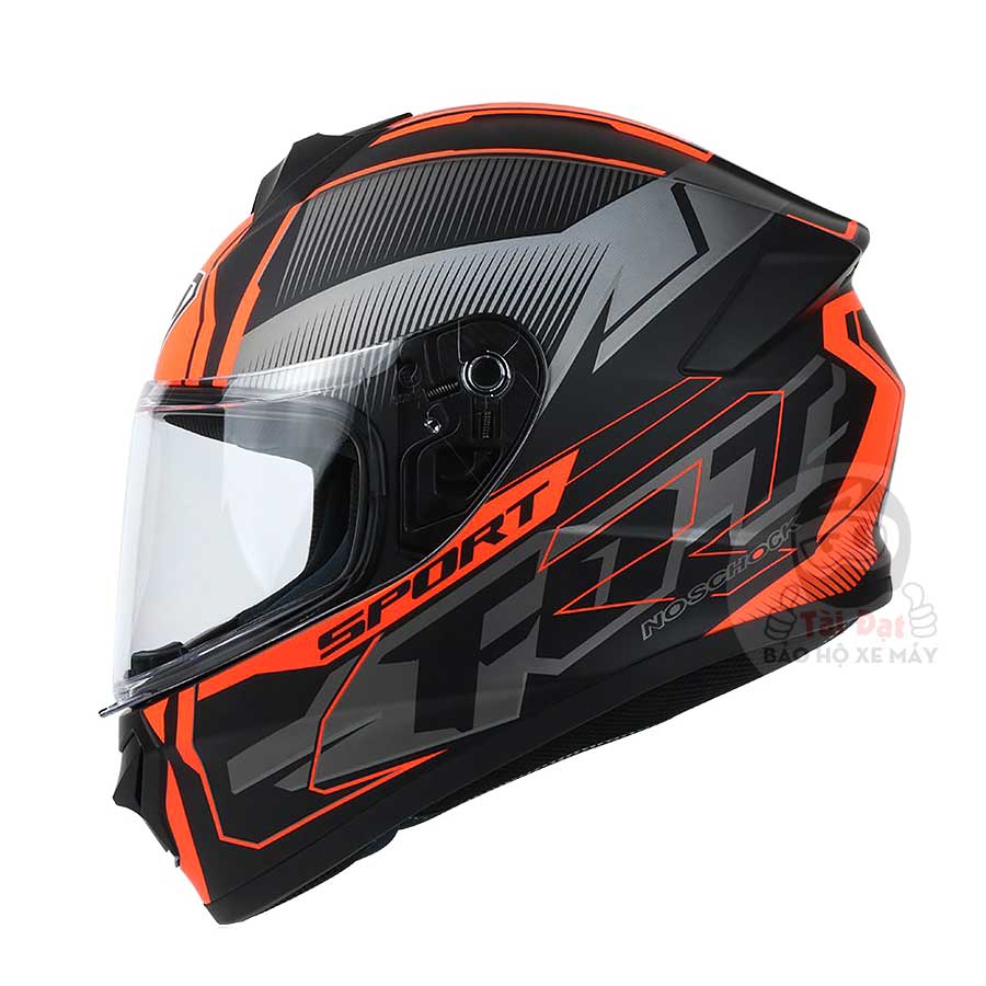 Yohe 977 Black Orange - Fullface Yohe Helmets – Nón Tài Đạt